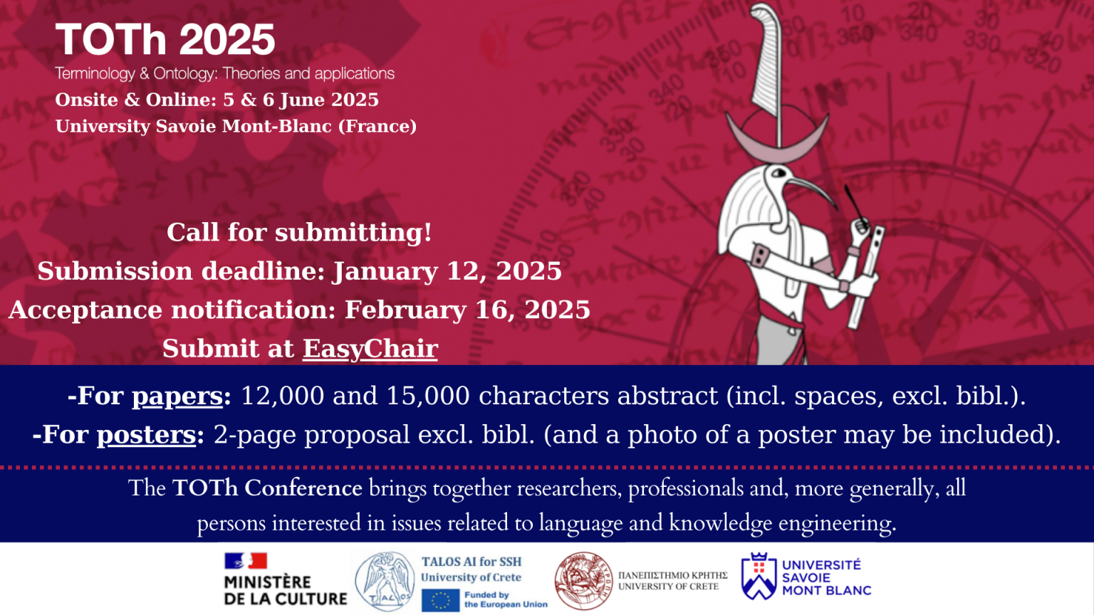 1st Call for Submissions: TOTh 2025 Conference on Terminology ...