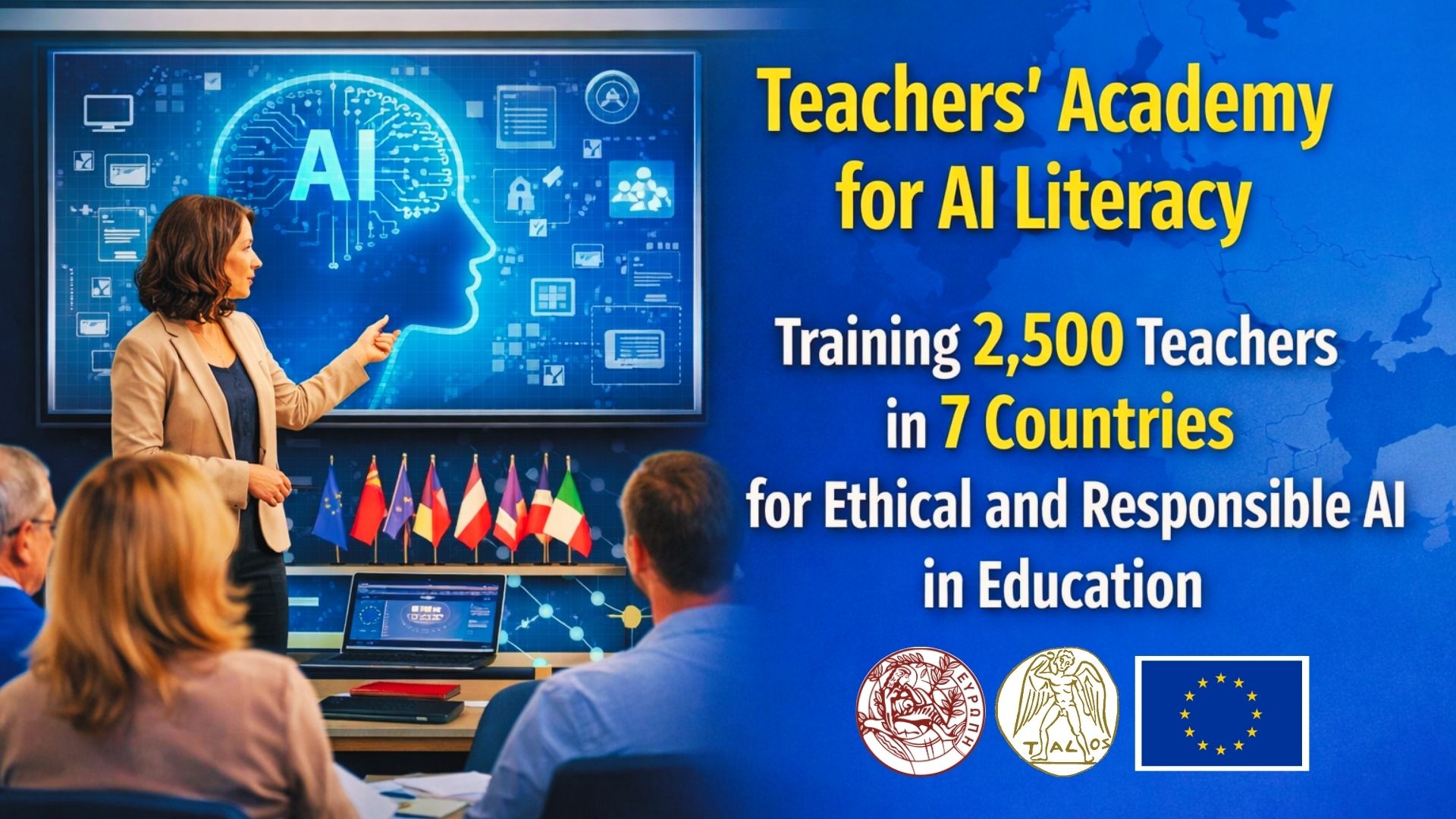 Launch of the Teachers’ Academy for AI Literacy! - TALOS AI4SSH